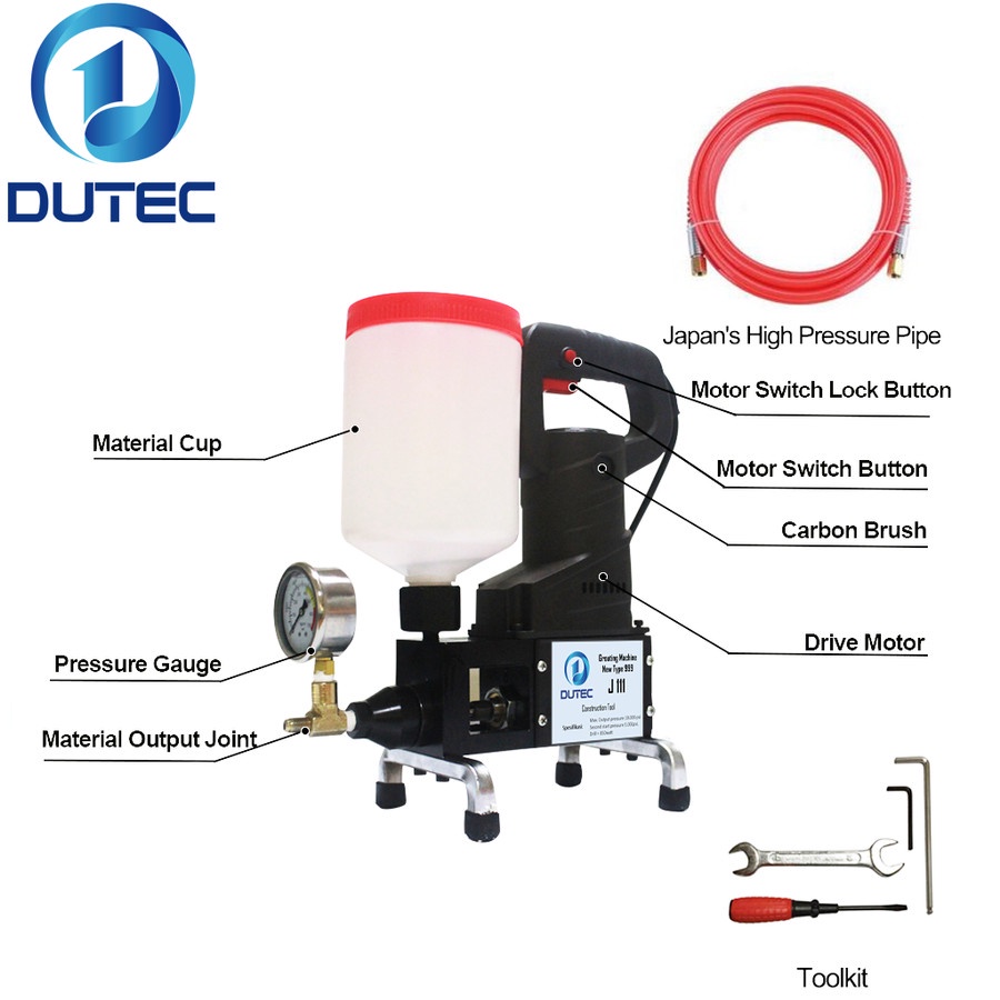 Jual MESIN INJEKSI PU,ALAT INJEKSI BETON GROUTING MACHINE EPOXY NEW 999 ...