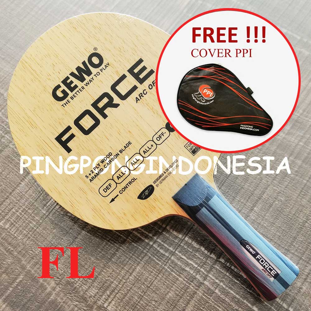Jual Gewo Force ARC OFF - Kayu Pingpong Blade Tenis Meja Bet Bat Offensive | Shopee Indonesia