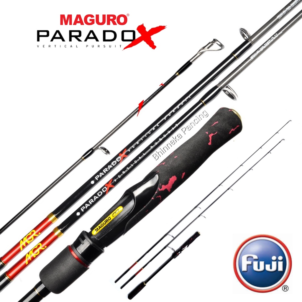 Jual Joran Maguro PARADOX | Jigging | Joran laut | 2 Ujung joran | Fuji ...