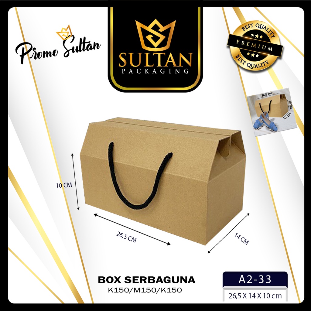 Jual Box Hampers - Gable Box - Dus Souvenir Sepatu Polos - A233 ...