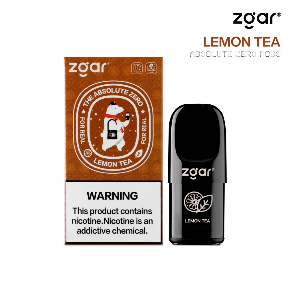 Jual ZGAR Pods Absolute Zero - Rasa Lemon Tea (Isi 1 Pod) | Shopee ...