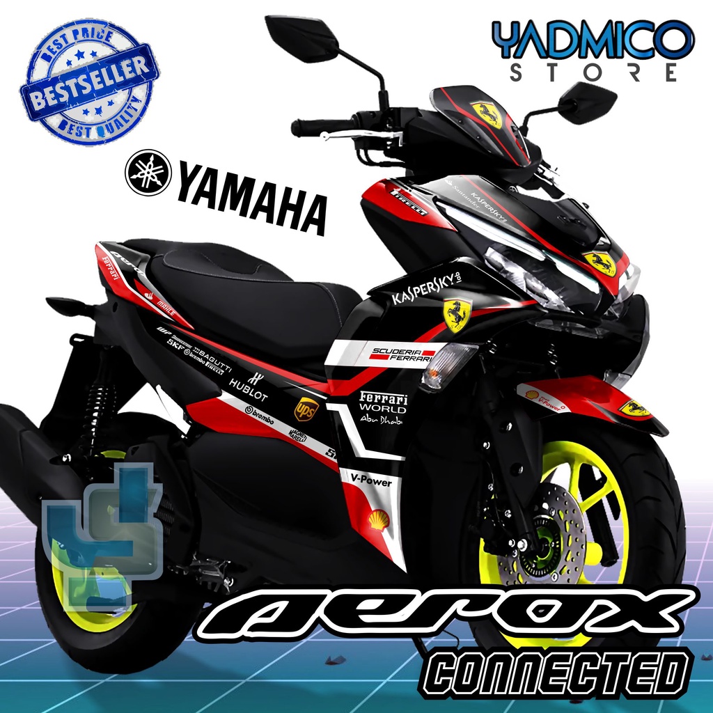 Jual Decal Aerox 155 Connected Full Body - Stiker Motor Aerox 155 ...