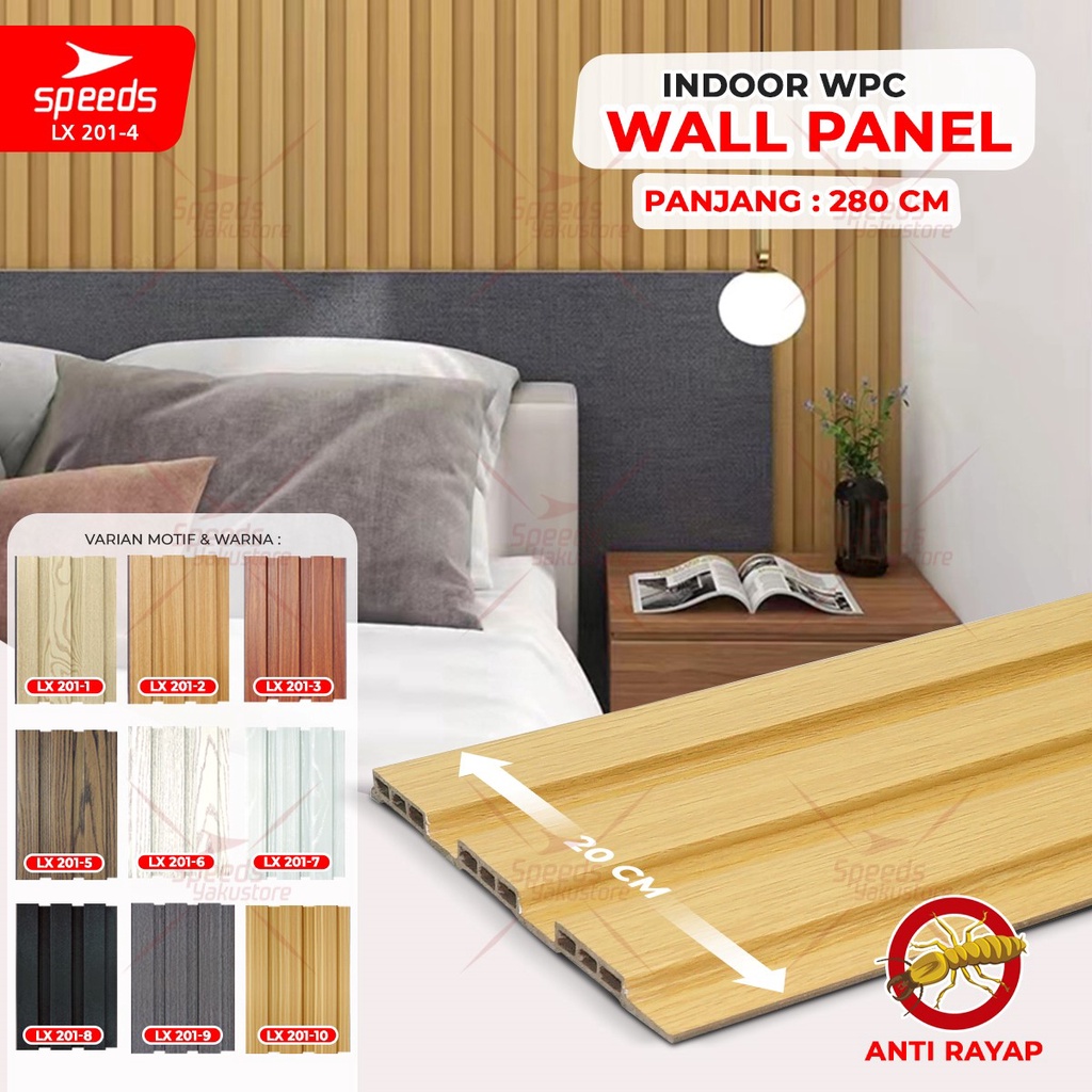 Jual SPEDS Wallpanel Wood Panel WPC Panel wood Wall panel 3D Dekorasi ...