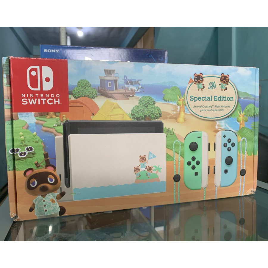Jual Nintendo Switch V2 Animal Crossing Special Edition ACNH | Shopee ...