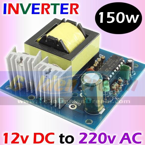 Jual Inverter 150w DC 12v to AC 220v Energy Listrik Solar Cell Power ...