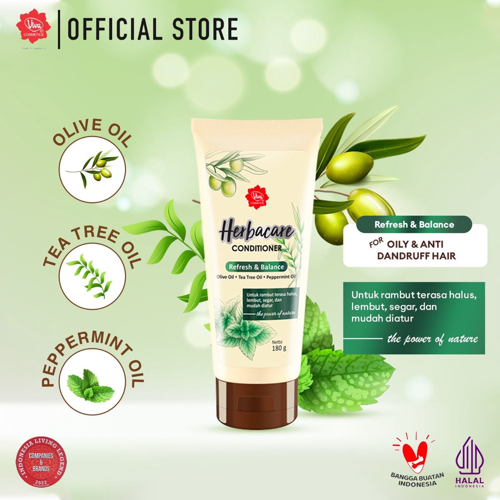 Jual Viva Herbacare Conditioner - 180 gr (tersedia 3 varian) | Shopee ...