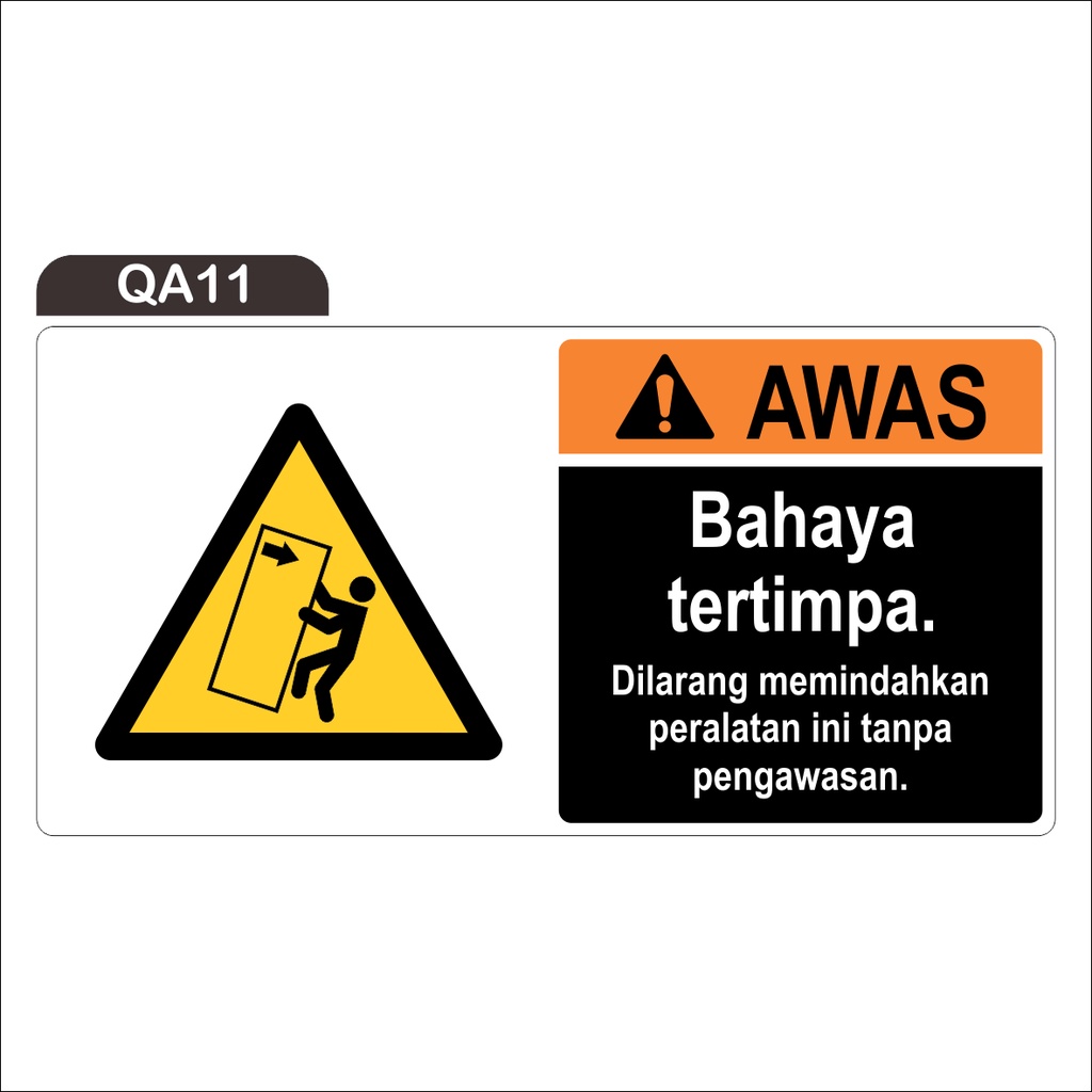 Jual RAMBU BAHAYA TERTIMPA (STICKER ONLY) | Shopee Indonesia