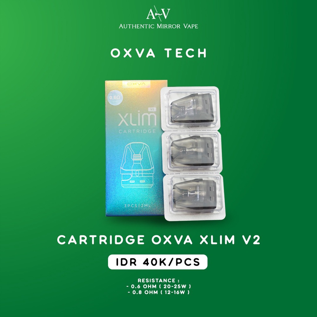 Jual Cartridge Oxva Xlim V2 Pod Replacement - CC | Shopee Indonesia