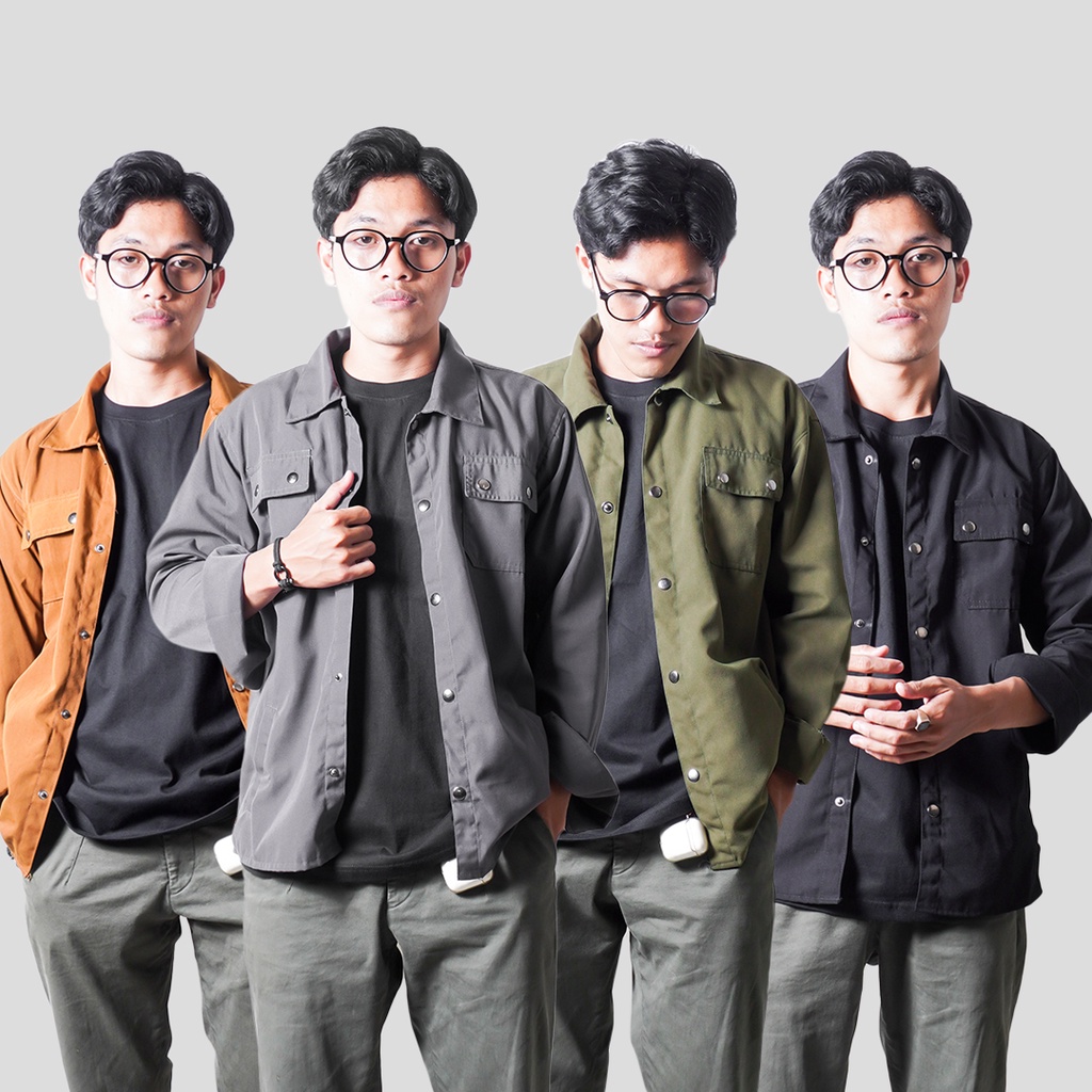 Jual Prodigo * Prambanan All Varian colour Kemeja Lengan Panjang ...