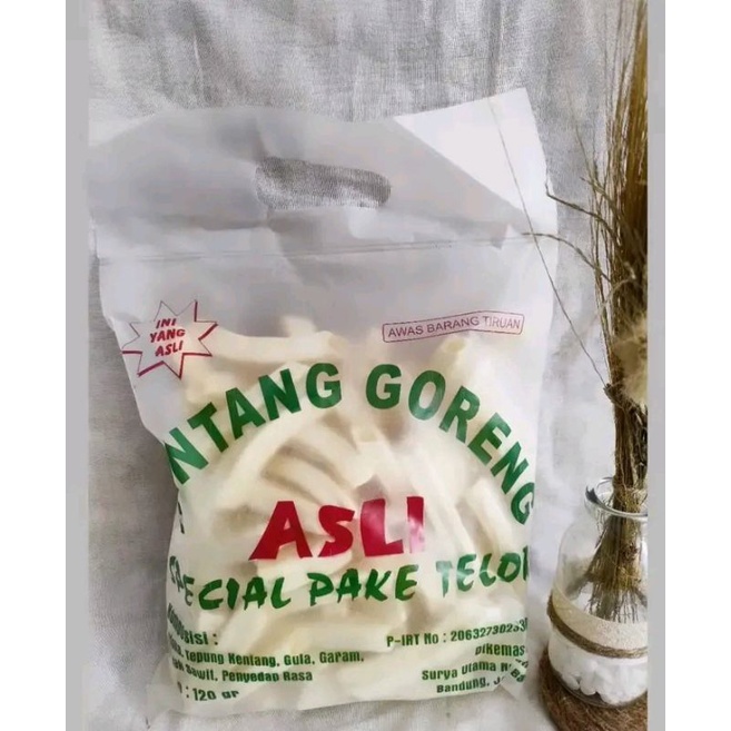 Jual POTATO KENTANG GORENG ASLI ( 120 gr ) HARGA 1 PCS | Shopee Indonesia
