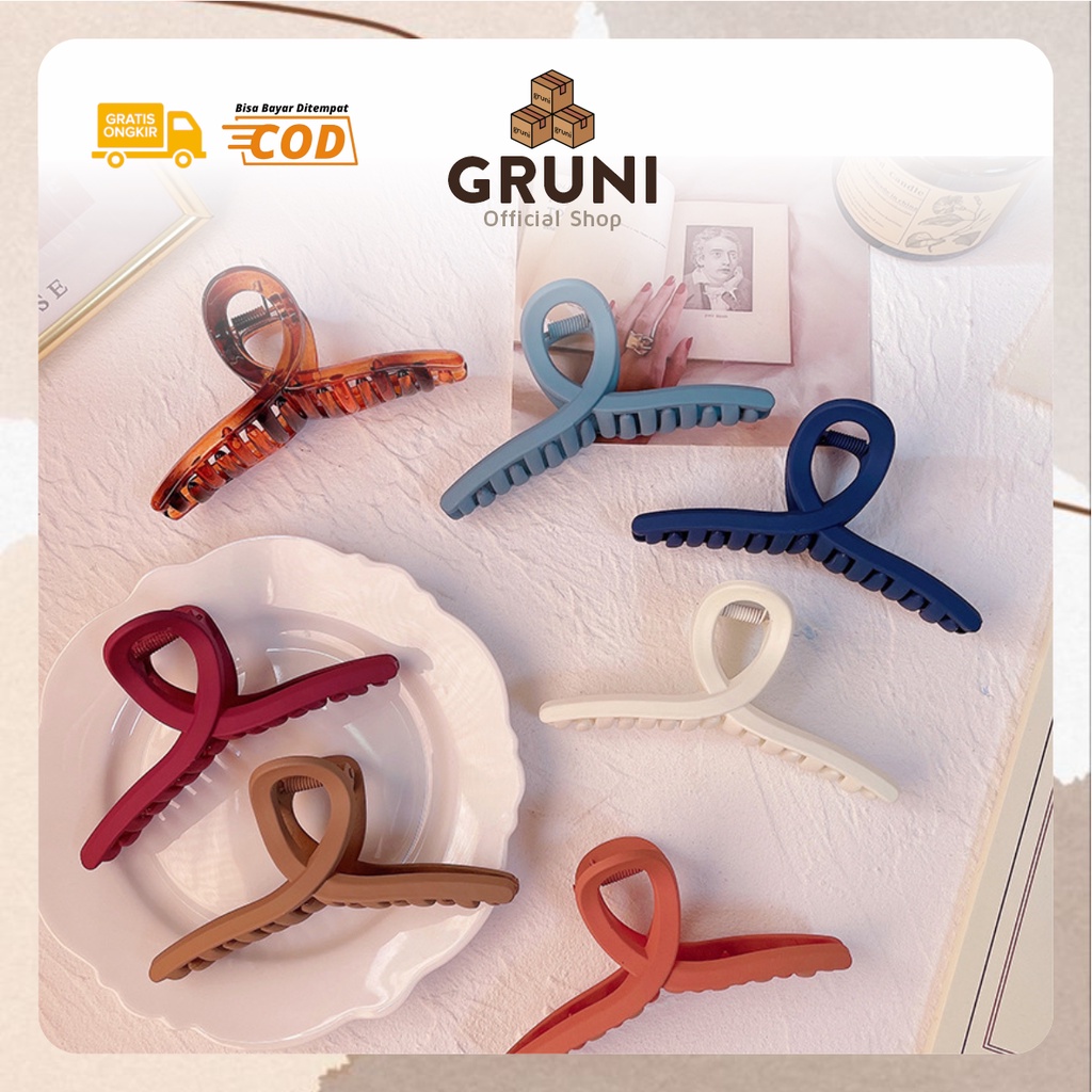 Jual GRUNI PW0114 Jedai Jepit Silang Korea | Shopee Indonesia