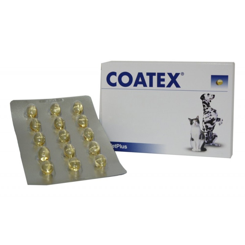 Jual COATEX EFA Capsule Vetplus Cat & Dog - Suplement Penumbuh Bulu ...
