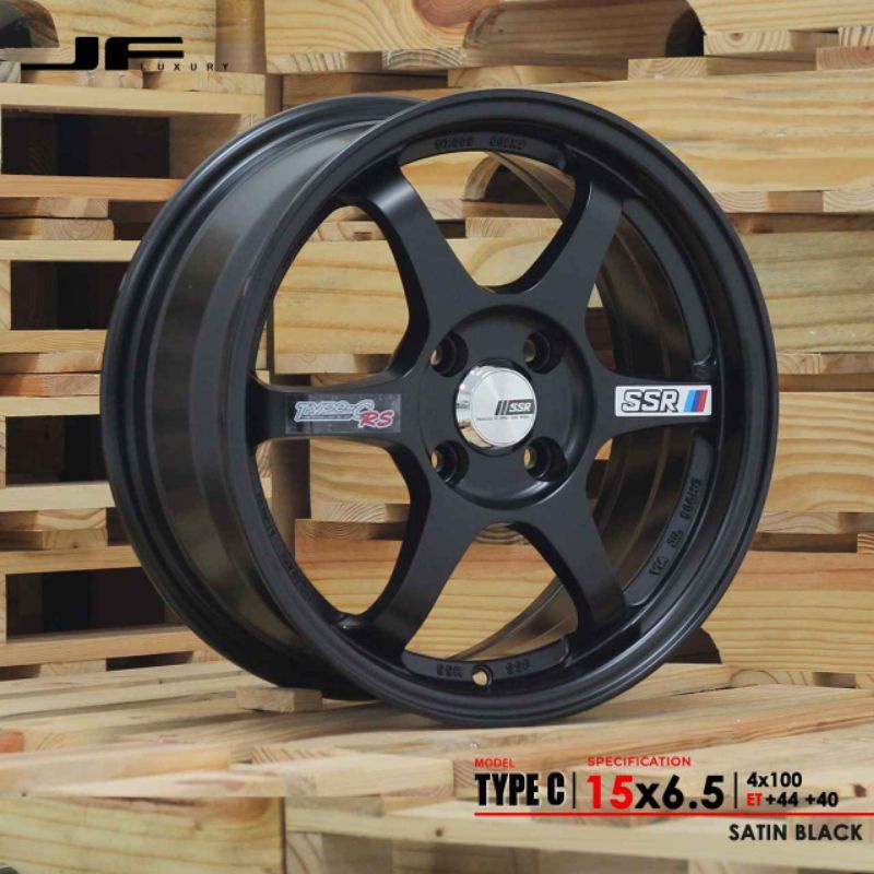Jual Velg SSR Type C R15 Satin Black (NEW) | Shopee Indonesia
