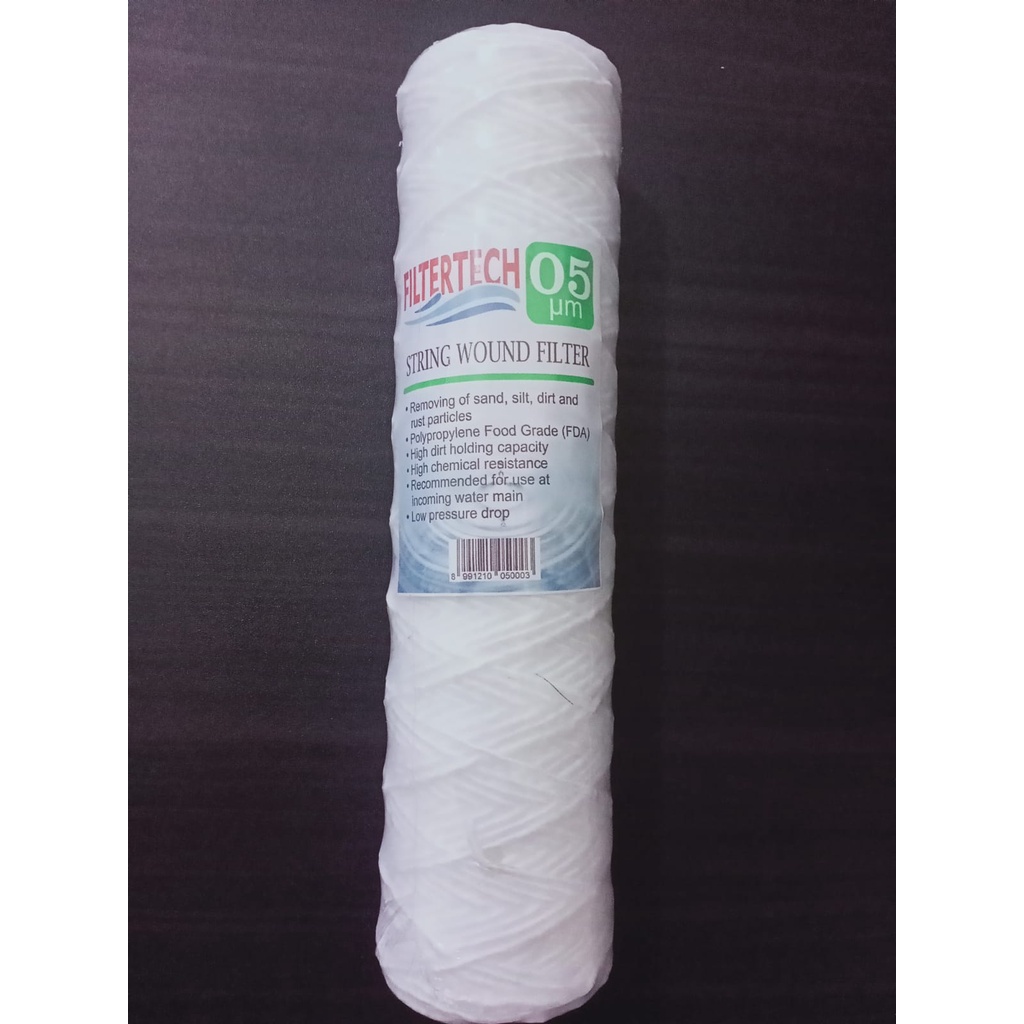 Jual String Wound Cartridge Filter / Cartridge Filter Benang / 10 inch ...