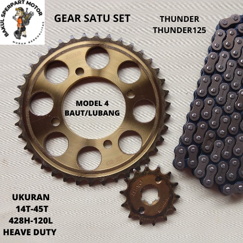 Jual GEAR GIR SET SUZUKI THUNDER 125 THUNDER NEW GEARSET THUNDER GIRSET THUNDER GEAR THUNDER GIR ...