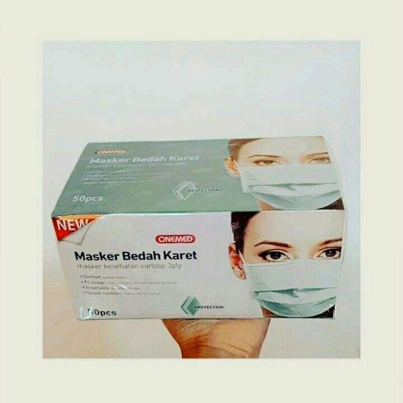 Jual Masker Onemed Earloop / Non Hijab / Masker Cantol | Shopee Indonesia