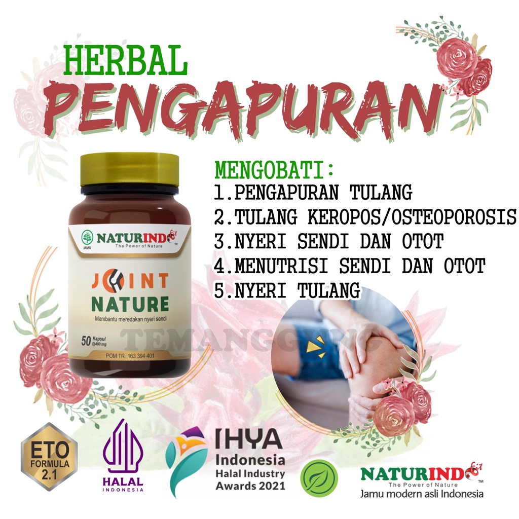 Jual Obat Pengapuran Tulang Sendi Lutut kaki Pinggang Nyeri Sendi ...