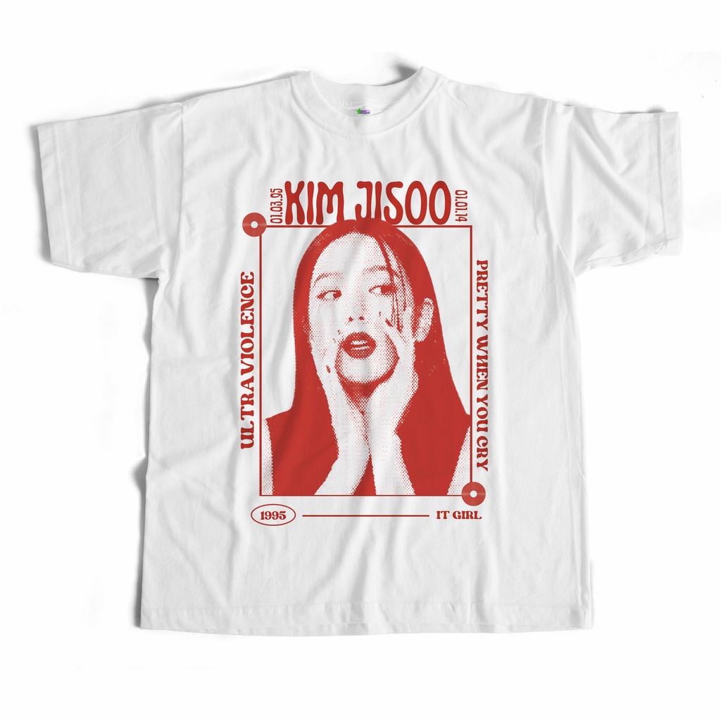 Jual KIM JISOO Y2K STYLE BIG SIZE TSHIRT / BLACKPINK SHIRT | Shopee ...