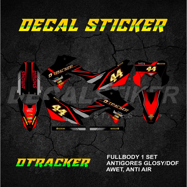 Jual DECAL STIKER DTRACKER 150 FULLBODY (003) DEKAL STICKER DTX SE 2016 ...