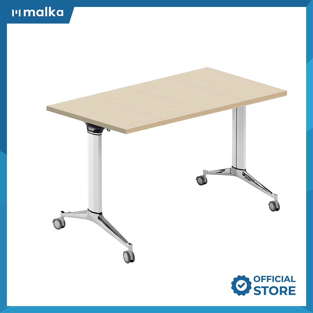 Jual Meja Training Firm LS Folding Desk Meja Lipat dengan roda | Shopee ...