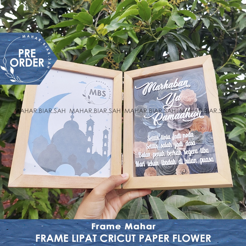 Jual PO Mahar Frame Lipat Cricut Paper Flower / Mahar / Seserahan ...