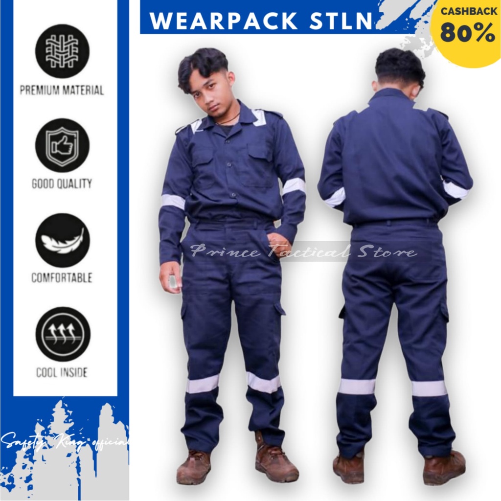 Jual SETELAN WEARPACK SAFETY / 1 SET KEMEJA DAN CELANA SAFETY / SET ...
