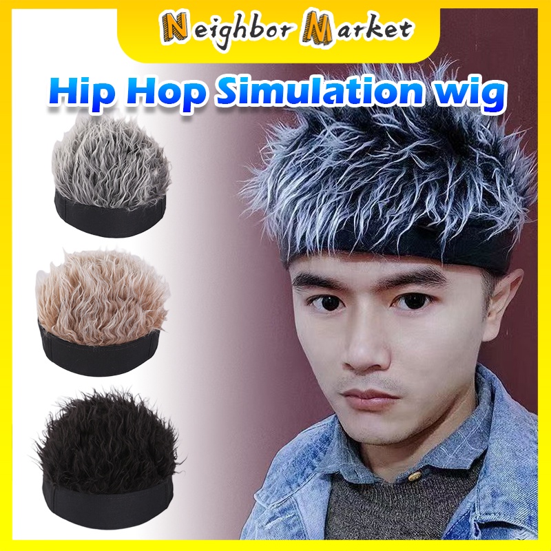 Jual Wig model topi unik rambut wig anime rambut palsu aksesoris ...