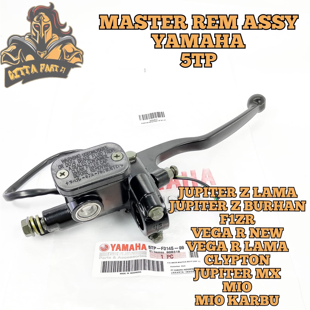 Jual MASTER REM SET KOMPLIT ASSY YAMAHA KUALITAS ASLI ORIGINAL PRESISI ...