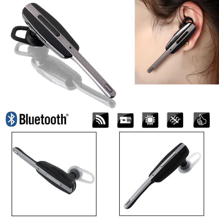 Jual SGS Headset Bluetooth HM1000 Handsfree Bluetooth Single Earphone ...