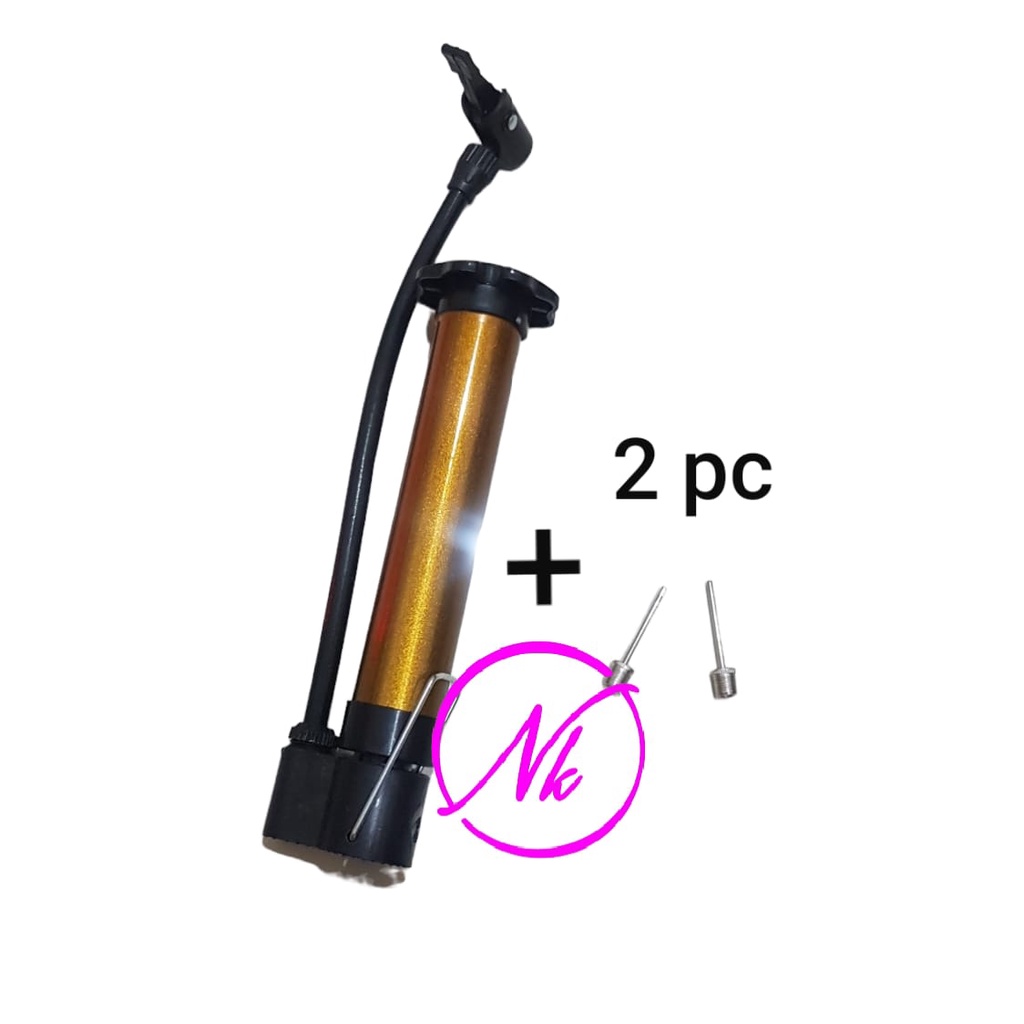 Jual Pompa Mini Portable Pompa Angin pemompa bola pompa sepeda | Shopee ...