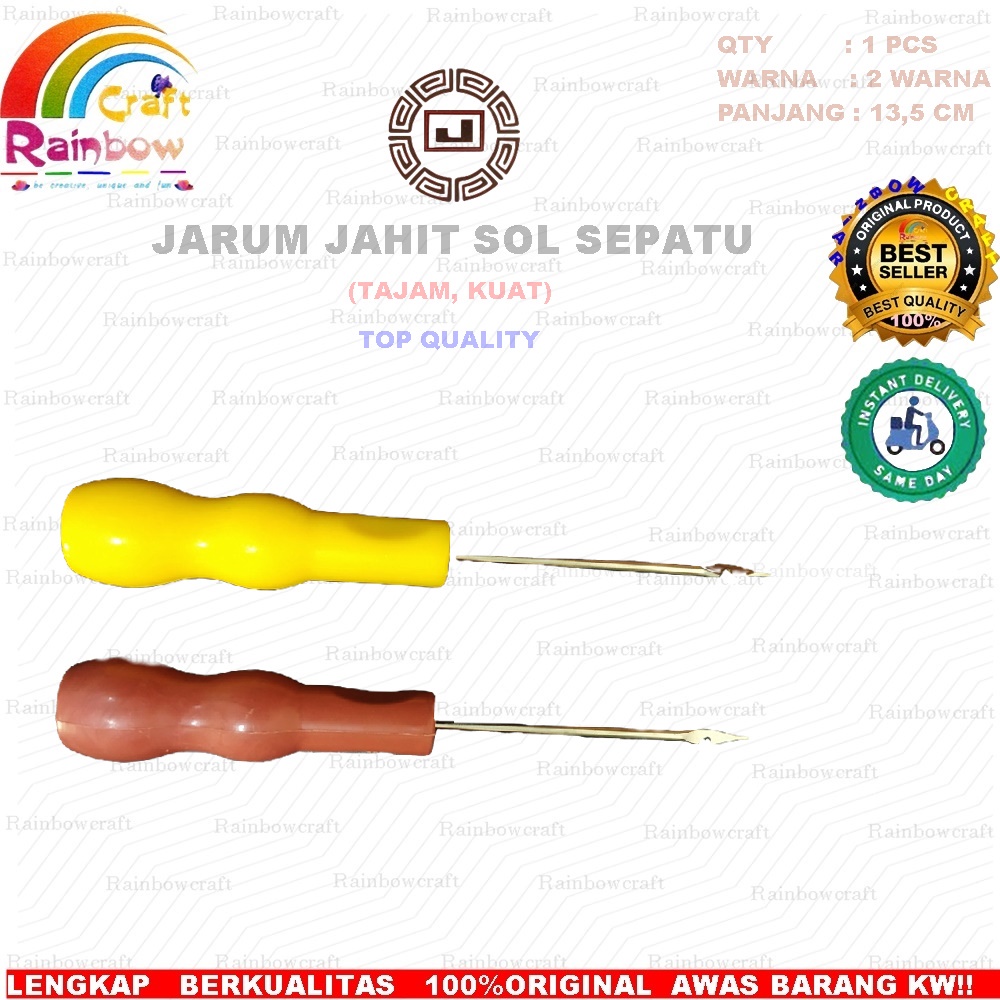 Jual Jarum Jahit Sol sepatu Pembolong sepatu Tusukan sandal tas satuan ...