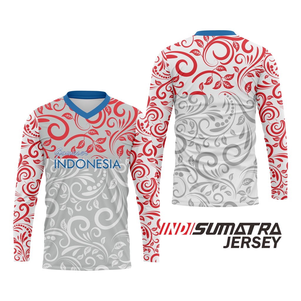 Jual JERSEY Motif Batik Indonesia Jersey Dewasa dan Anak Kaos Gowes ...