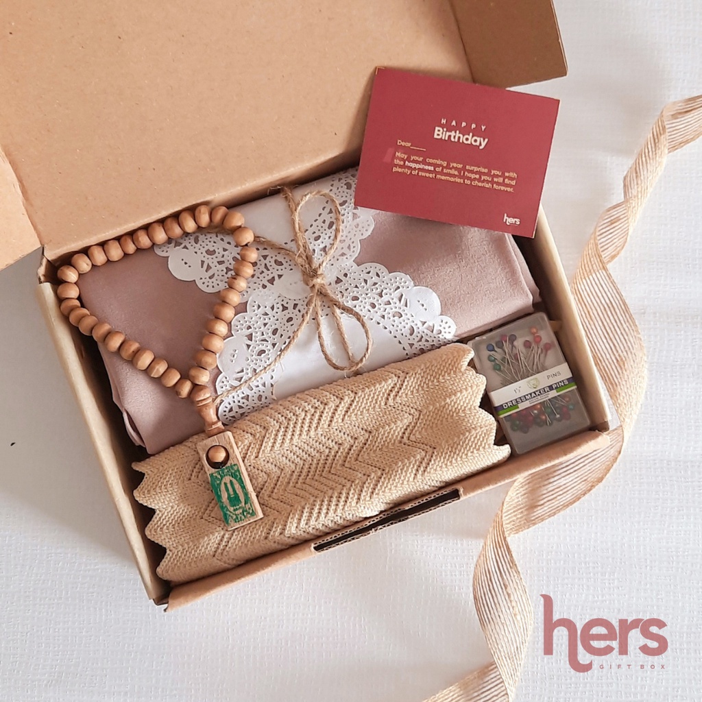 Jual Hampers Idul Fitri Gift Box Kado Set Jilbab Hijab | Shopee Indonesia