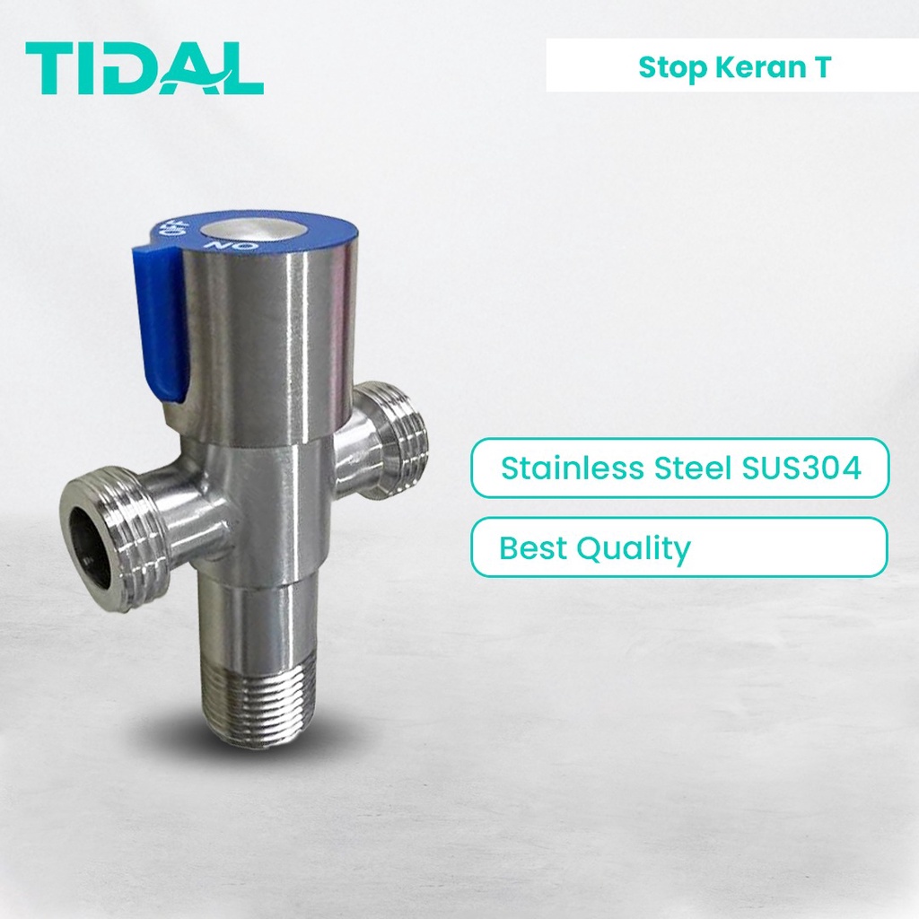 Jual Stop Kran Double Cabang T Keran Angle Valve Tidal TD005 | Shopee ...
