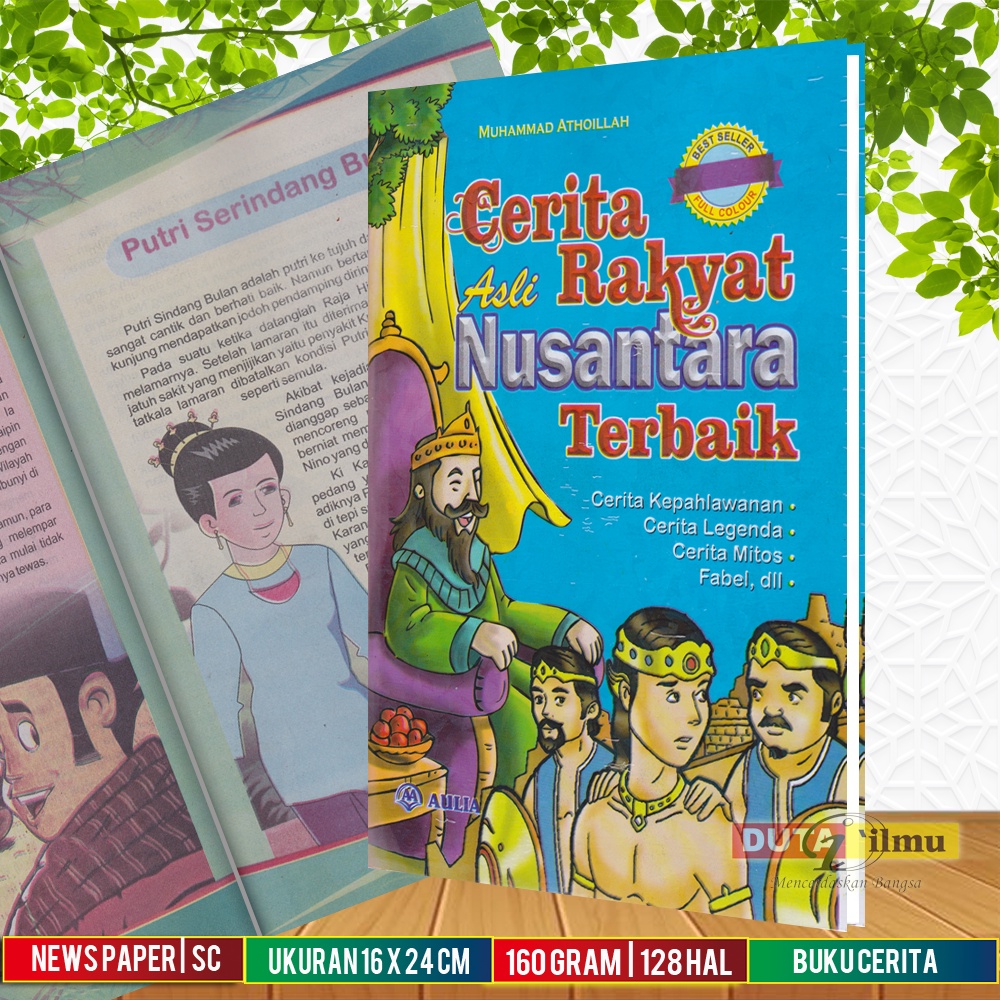 Jual CERITA RAKYAT NUSANTARA Legenda, Mitos, Fabel, Epos, Dongeng ...