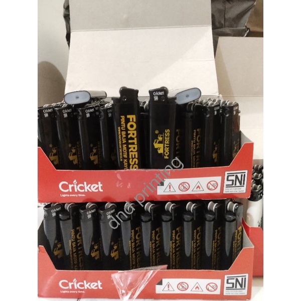 Jual korek api gas cricket sablon custom | Shopee Indonesia