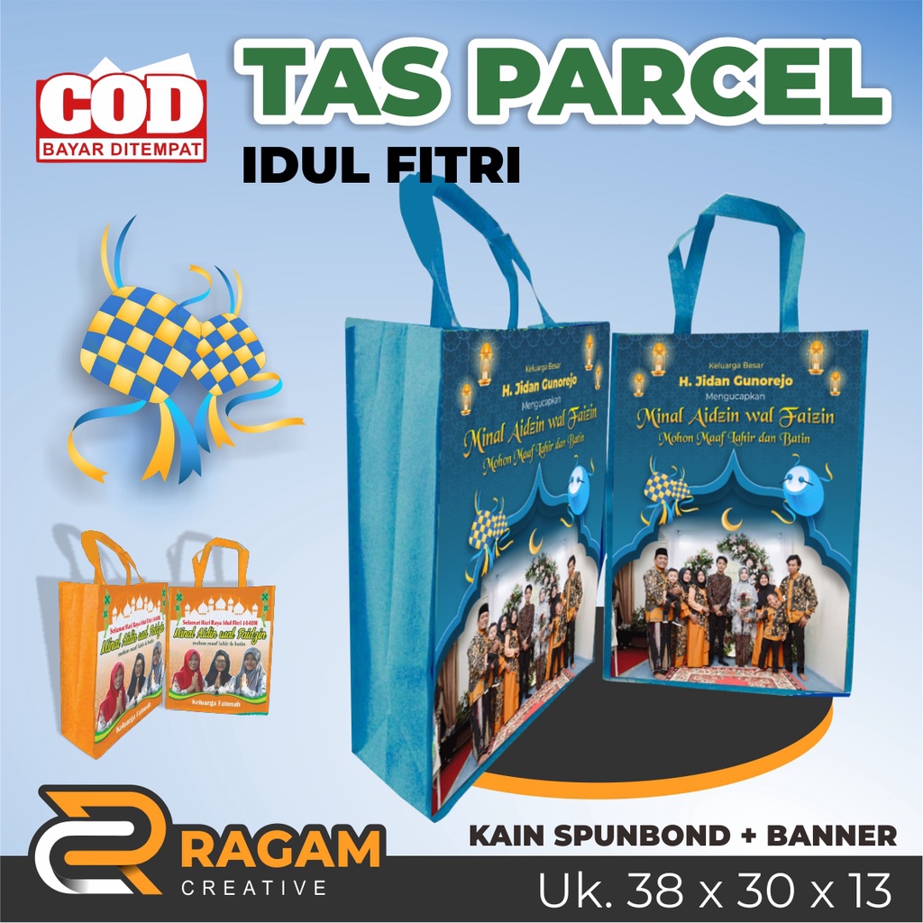 Jual [COD] Tas Parsel Lebaran Termurah 2025 Gratis Desain/ Tas Parcel ...