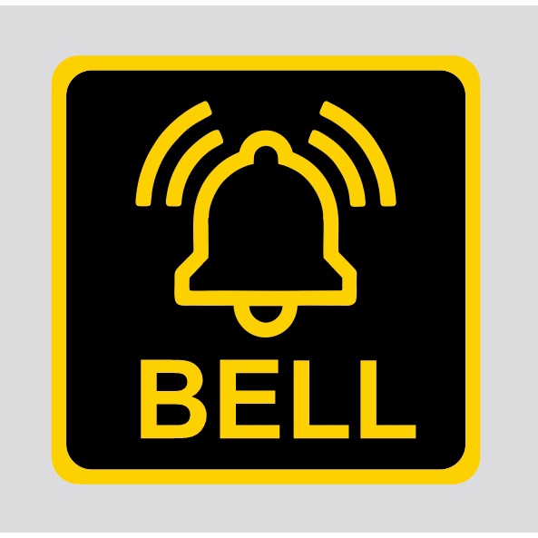 Jual Bel / Akrilik Tekan Bell / Sign Board Acrylic / Papan Tulisan ...
