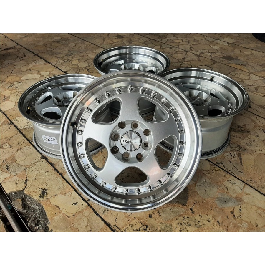 Jual VELG MOBIL HSR BURN RING 16 LEBAR 7/8 LUBANG BAUT PCD 4X100, 4X114 ET35/25 | Shopee Indonesia