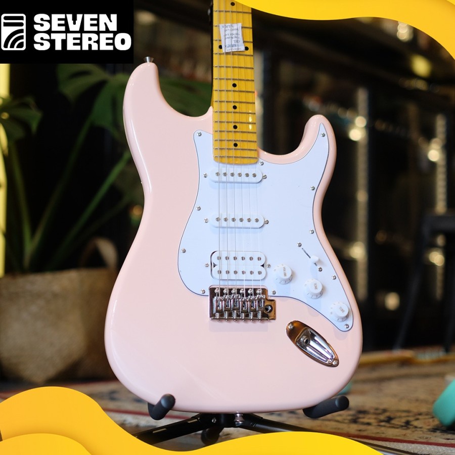 Jual Scorpion SS120 HSS Stratocaster Electric Guitar Shell Pink SP ...
