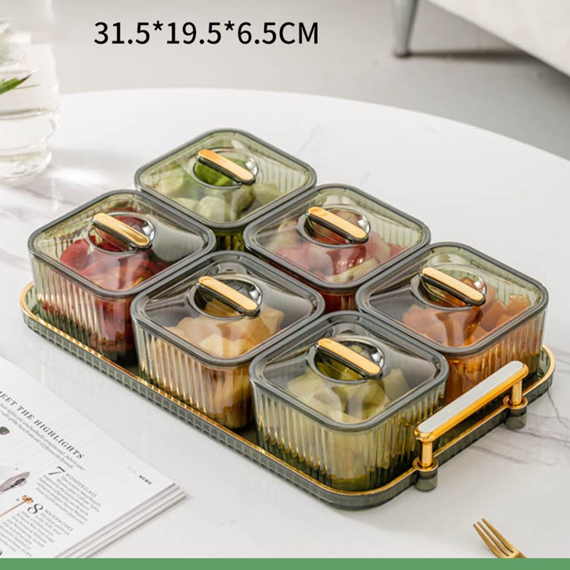 Jual Muzy Snack Tray Snack Bowl Tempat Saji Snack Cemilan Kotak Makanan ...