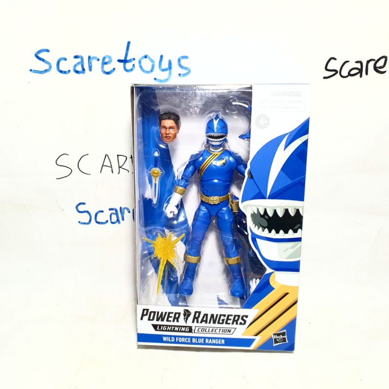 Jual Lightning Collection Power Rangers Wild Force Blue Ranger Hyakujuu Sentai Gaoranger Biru ...