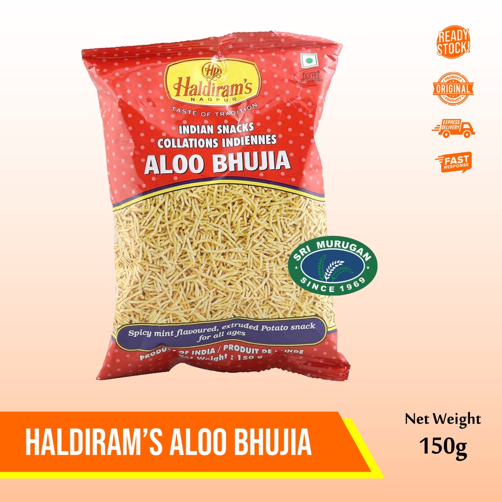 Jual HALDIRAM'S ALOO BHUJIA 150g | Shopee Indonesia