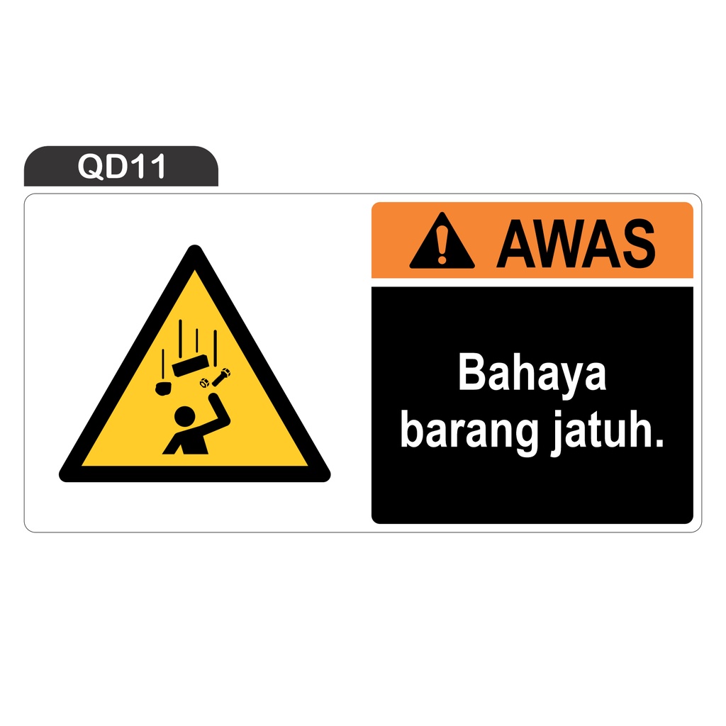 Jual RAMBU BAHAYA BARANG JATUH (STICKER ONLY) | Shopee Indonesia