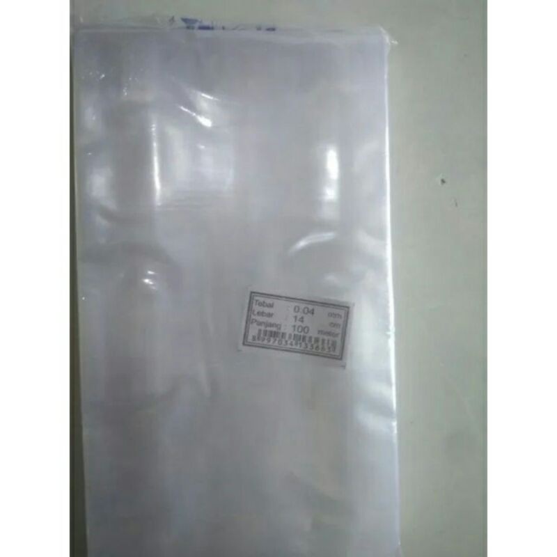 Jual Plastik roll jet PP tebal 0,04mm lebar 14cm panjang 100 meter ...