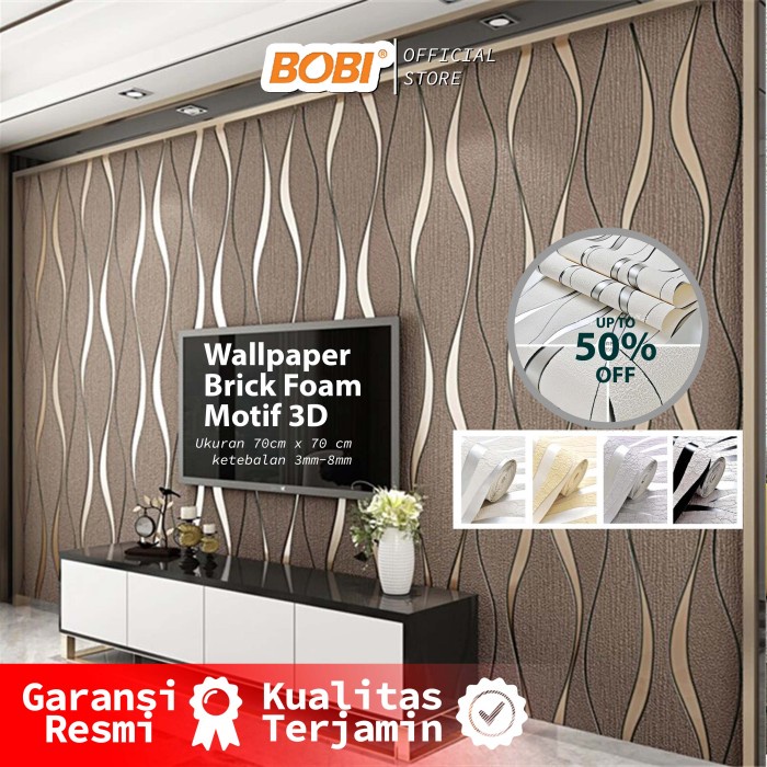 Jual WALLPAPER FOAM 3D - WALLPAPER BUSA PREMIUM 70X70CM | Shopee Indonesia