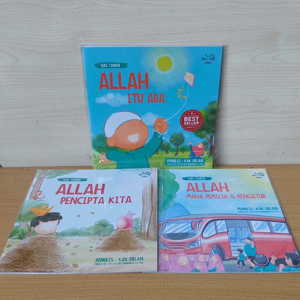 Jual Paket Buku Anak Seri Tauhid Allah itu Ada Allah Pencipta Kita ...