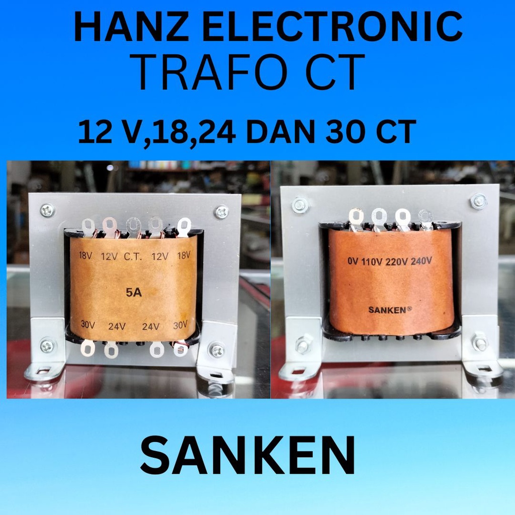 Jual Trafo 5A CT 30V SANKEN (MURNI) | Shopee Indonesia
