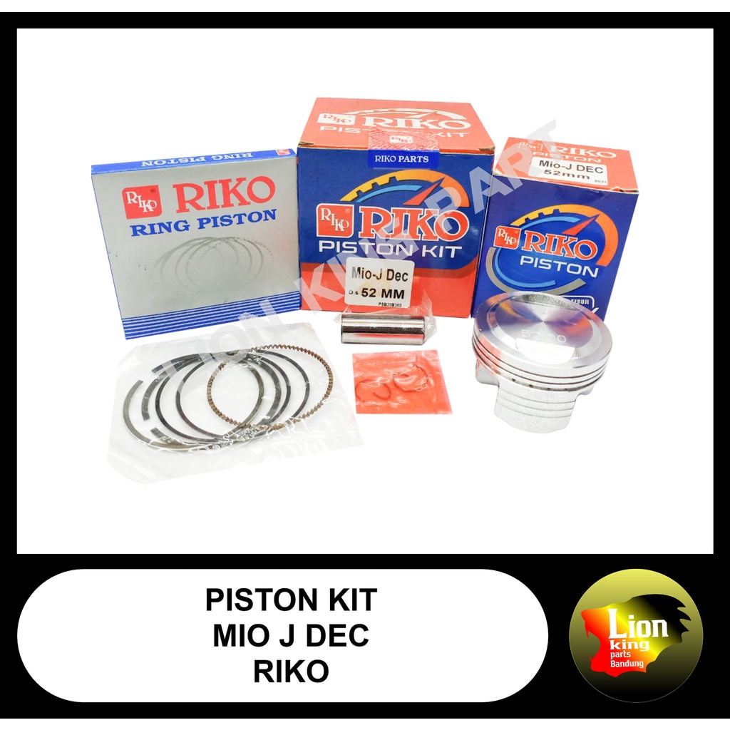 Jual Piston Kit Riko Mio J Xb Jupiter Z1 Mio Soul Gt Mio Gt Pin 13 51