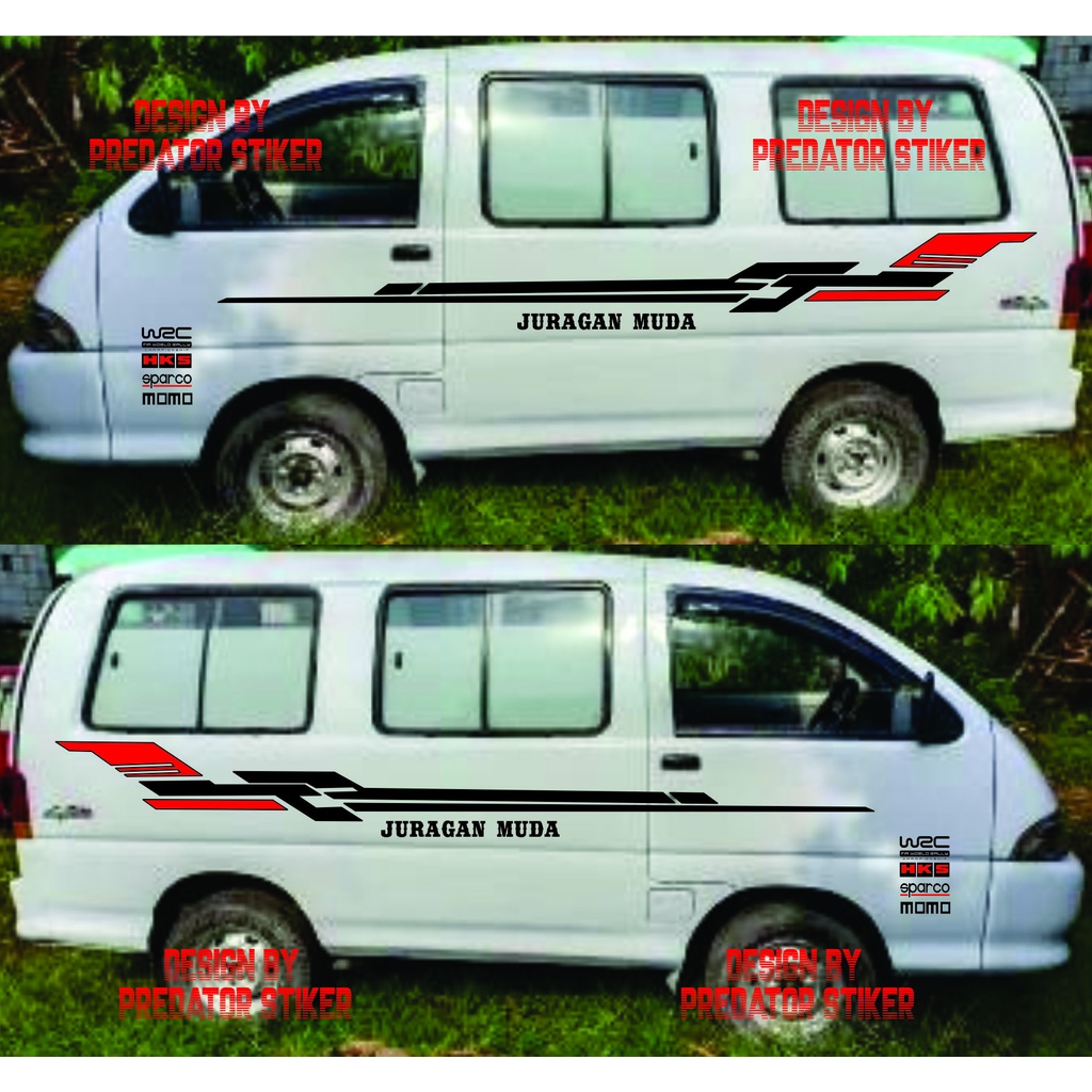 Jual STIKER STICKER CUTTING MOBIL ANGKOT ESPASS BODY MOBIL STIKER LIST ...